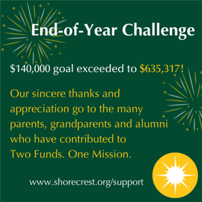 End-of-Year Challenge Update | News | Shorecrest Preparatory School